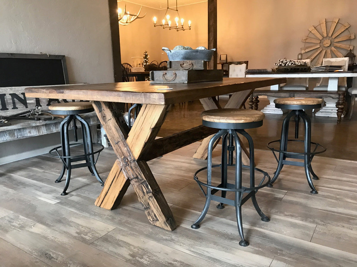 Buy Custom Rustic Farmhouse Dining Table Set – legacyhardwoodco